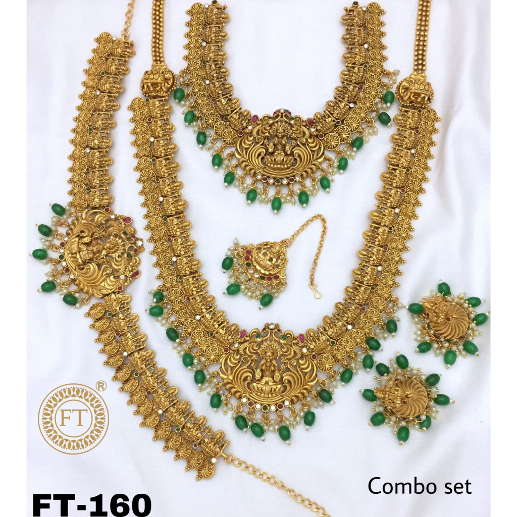 Indian matt finish semi bridal set | Shopee Malaysia