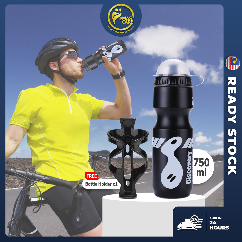 FREE HOLDER 750ml Portable Water Bottle Cycling Outdoor Sports Bike ...