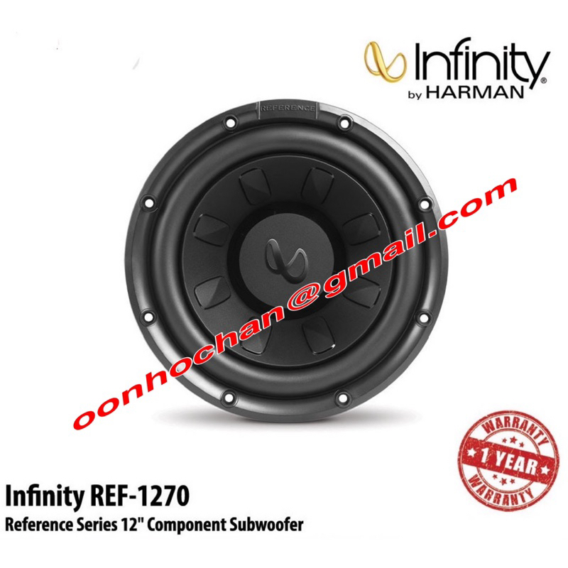 INFINITY REFERENCE REF-1270 12" PERFORMANCE COMPONENT PASSIVE SUBWOOFER ...