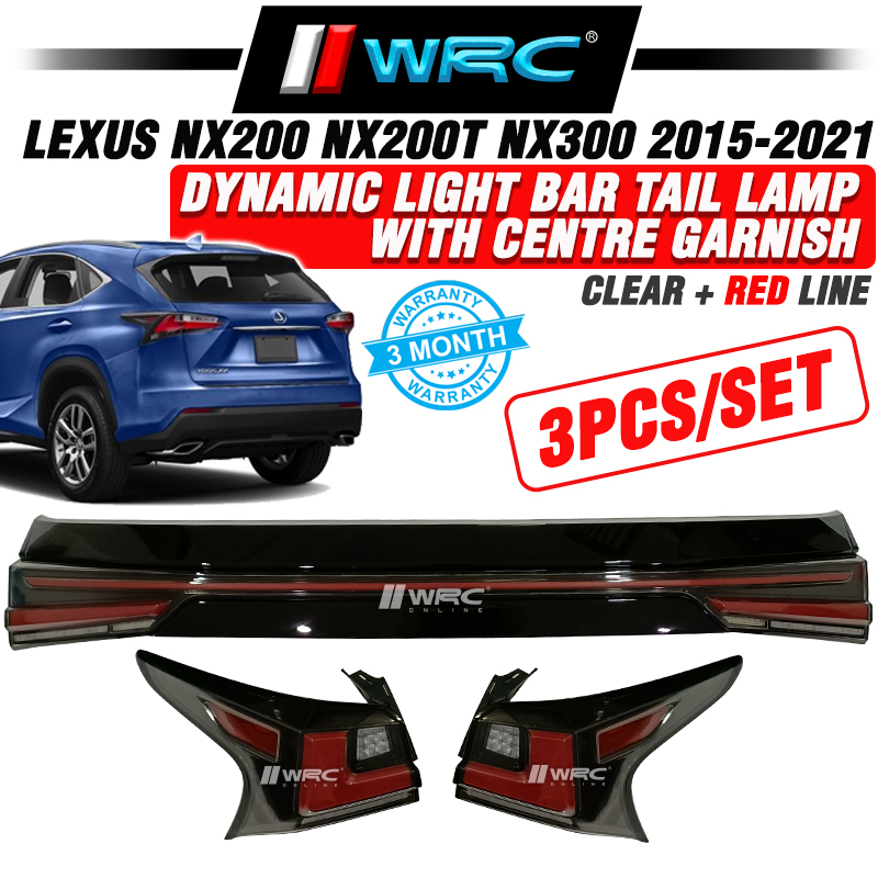 (941) Lexus NX200 NX200T NX300 2015 - 2021 Dynamic Light Bar Tail Lamp ...