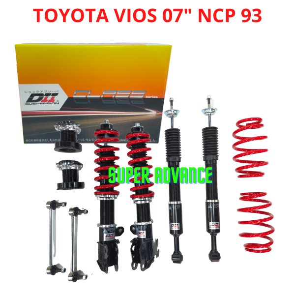 🔥Ready Stock🔥Toyota Vios 08" NCP93 TEG RACING Adjustable Suspension Hi ...
