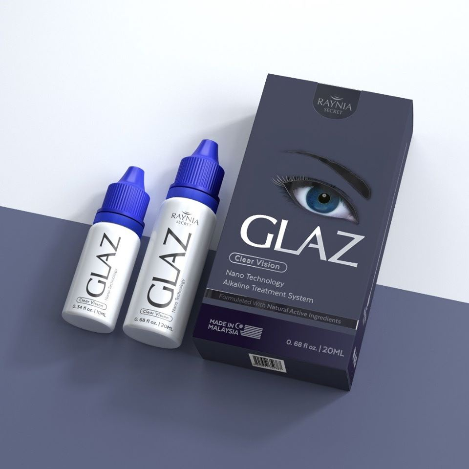GLAZ EYE DROP ORIGINAL HQ MERAWAT MATA RABUN SILAU 10 ML | Shopee Malaysia