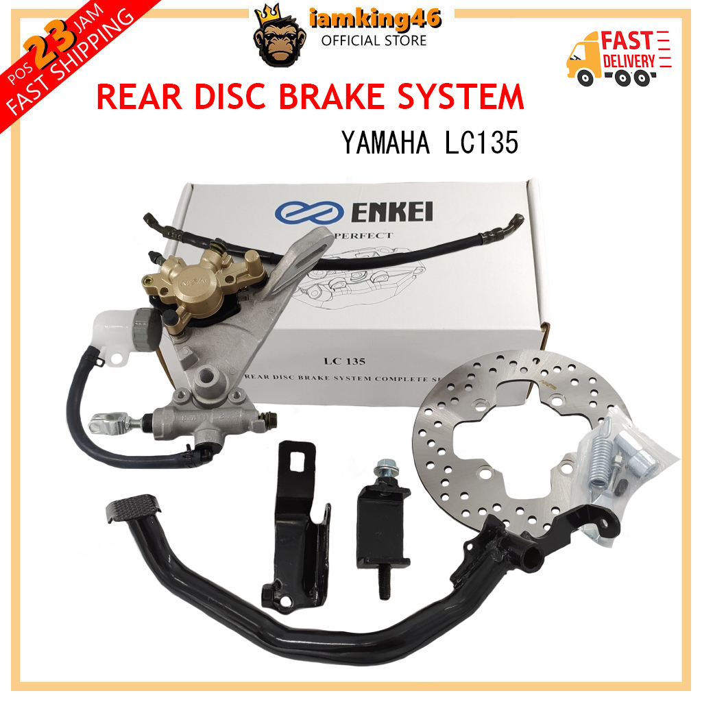 Enkei YAMAHA LC135 Rear Disc Brake System Y15ZR Nissin | Shopee Malaysia