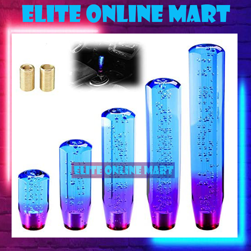 Universal Acrylic Crystal Bubble Car Shift Knob AT/MT Car Gear Knob ...