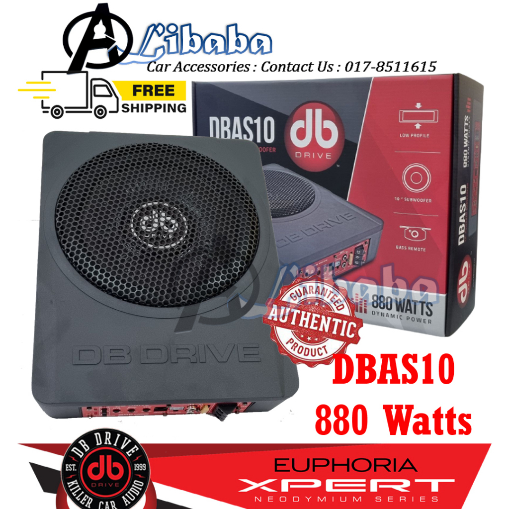 [ORIGINAL] DBAS10 DB DRIVE 10” Powered SUB WOOFER SUBWOOFER | Shopee ...