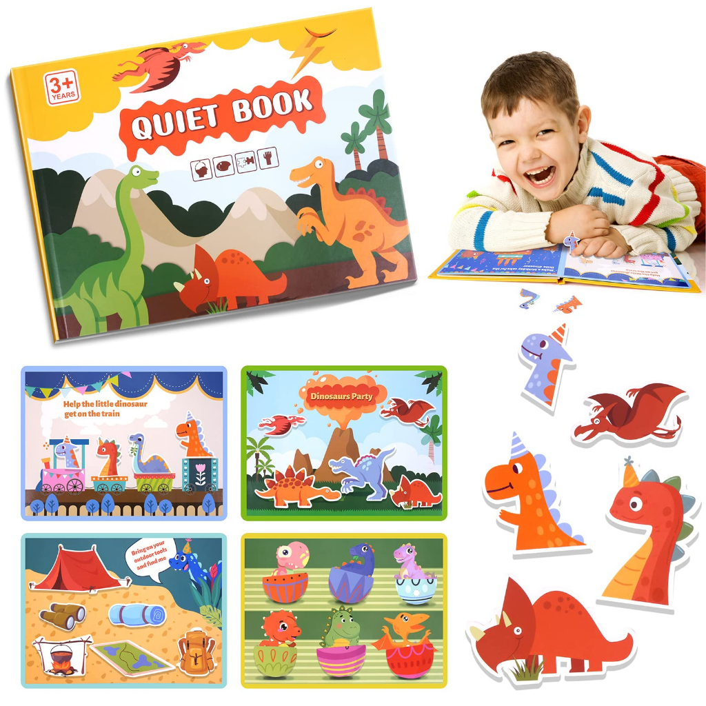 Busy Book for Toddlers Montessori Busy Book Preschool Activity Sticker ...