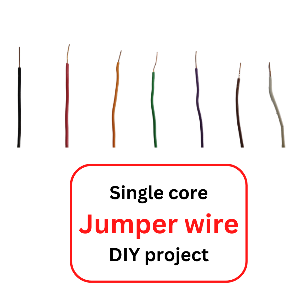 1Meter single core cable/Jumper Wire for DIY or school project | Shopee ...