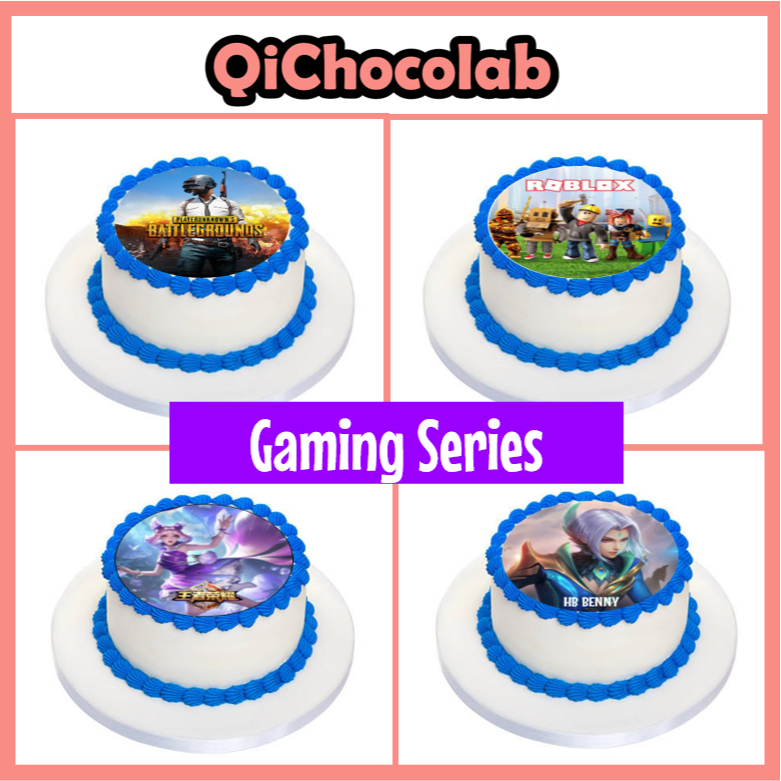 MLBB PUBG Series Edible Image Icing Paper Printing Cake ...