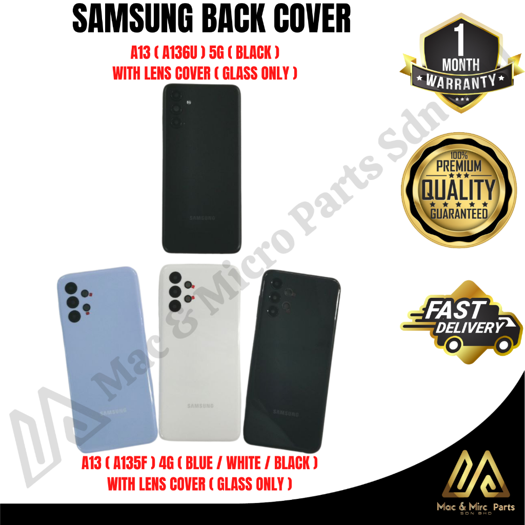 SAMSUNG A13 ( A136U ) 5G / A13 ( A135F ) 4G BACK COVER WITH LENS COVER ...