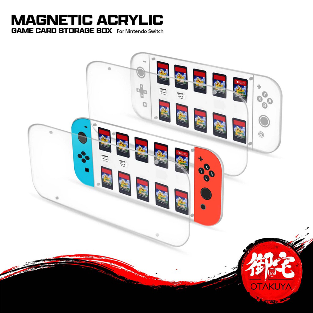 Nintendo Switch Premium Acrylic Game Card Micro SD Storage Display ...
