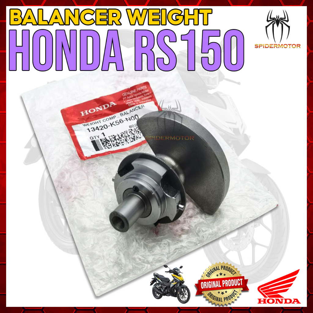 100% Original Honda RS150 V1 / RS V2 Weight Comp Balancer Engine Weight ...
