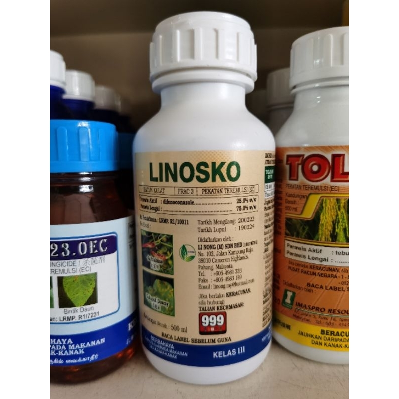 LINOSKO 500ML | Sama Score | Racun Kulat | Difenoconazole 25% ...