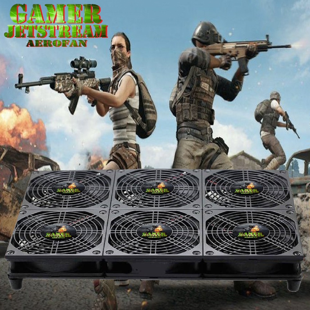 240mm x 360mm (6 Fan) With Speed & Non Speed Control GAMER JETSTREAM ...