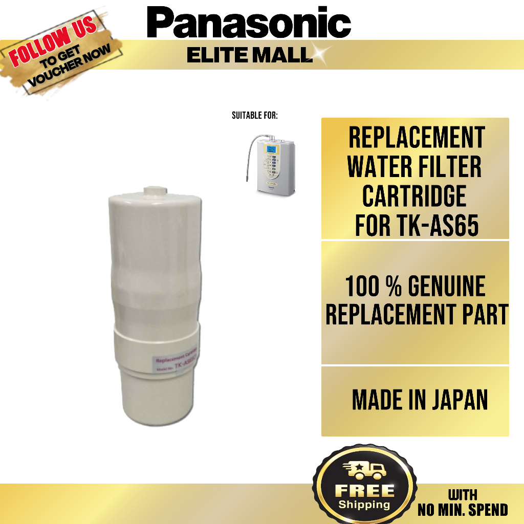 PANASONIC TK-AS65C1 WATER FILTER CARTRIDGE FOR TK-AS65 Genuine ...
