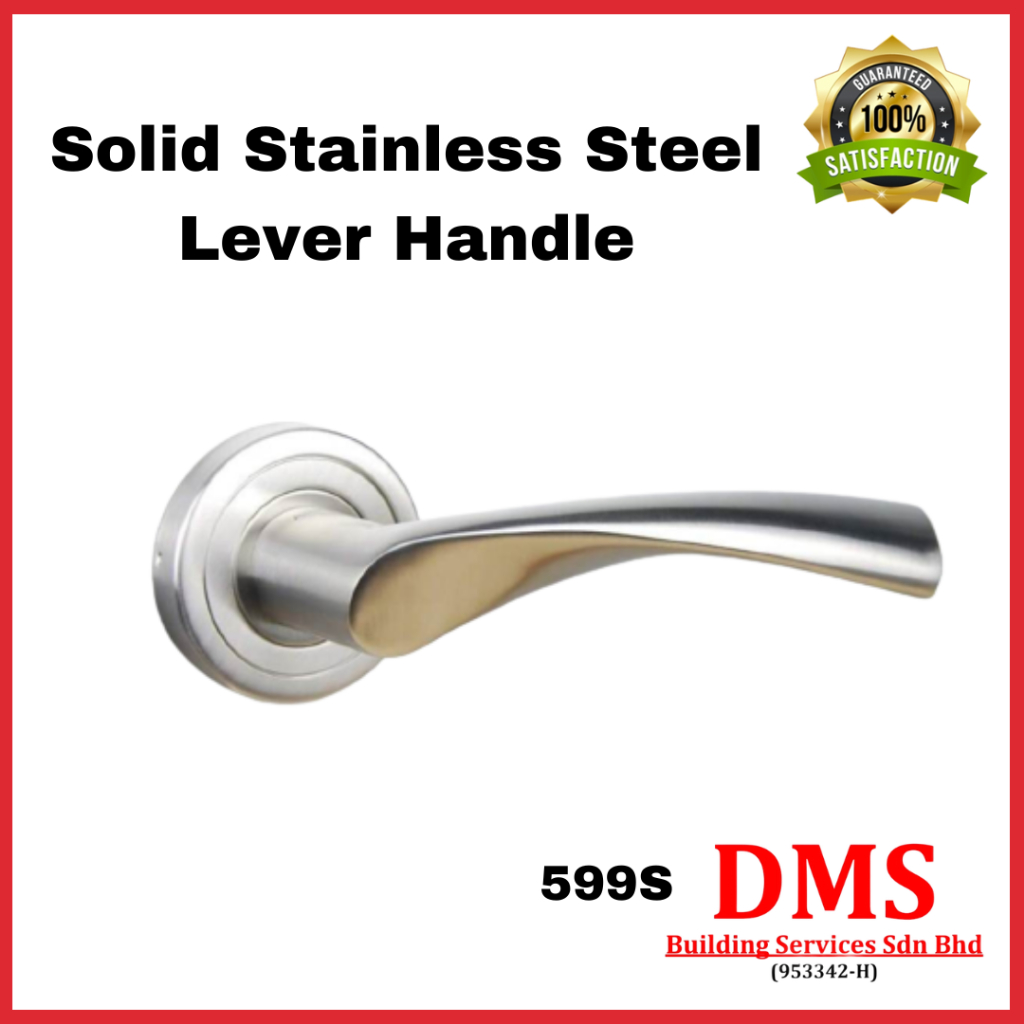 DMS LEVER HANDLE STAINLESS STEEL/ KUNCI PINTU / KUNCI BILIK / TOMBOL PINTU 599S | Shopee Malaysia