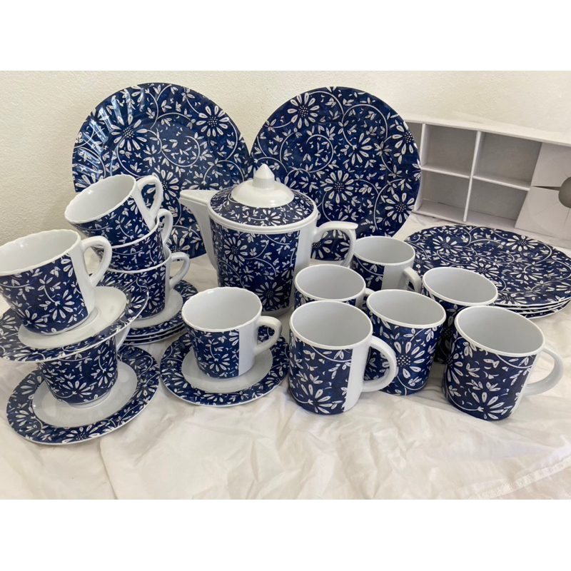 Set Pinggan Mangkuk Melamine / Melamine Dinner Set / Melamine Plate Set ...
