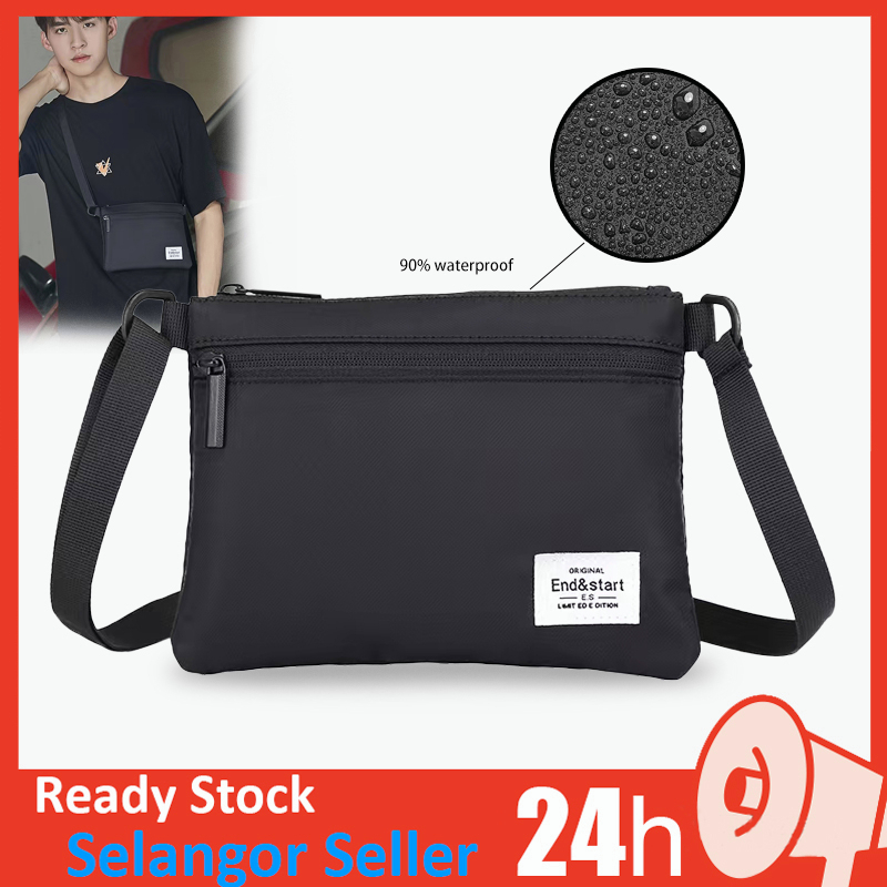 AMG Bag Lelaki Sling Bags Sandang Waterproof Slim Beg Ootd Lelaki Style ...