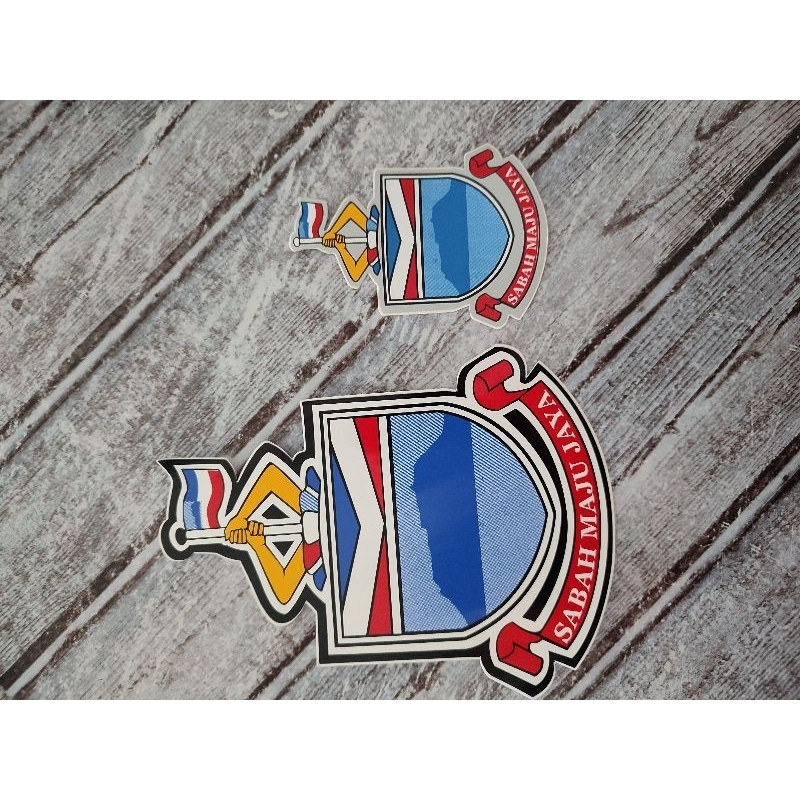 STICKER MOTOR DAN KERETA _LOGO SABAH | Shopee Malaysia