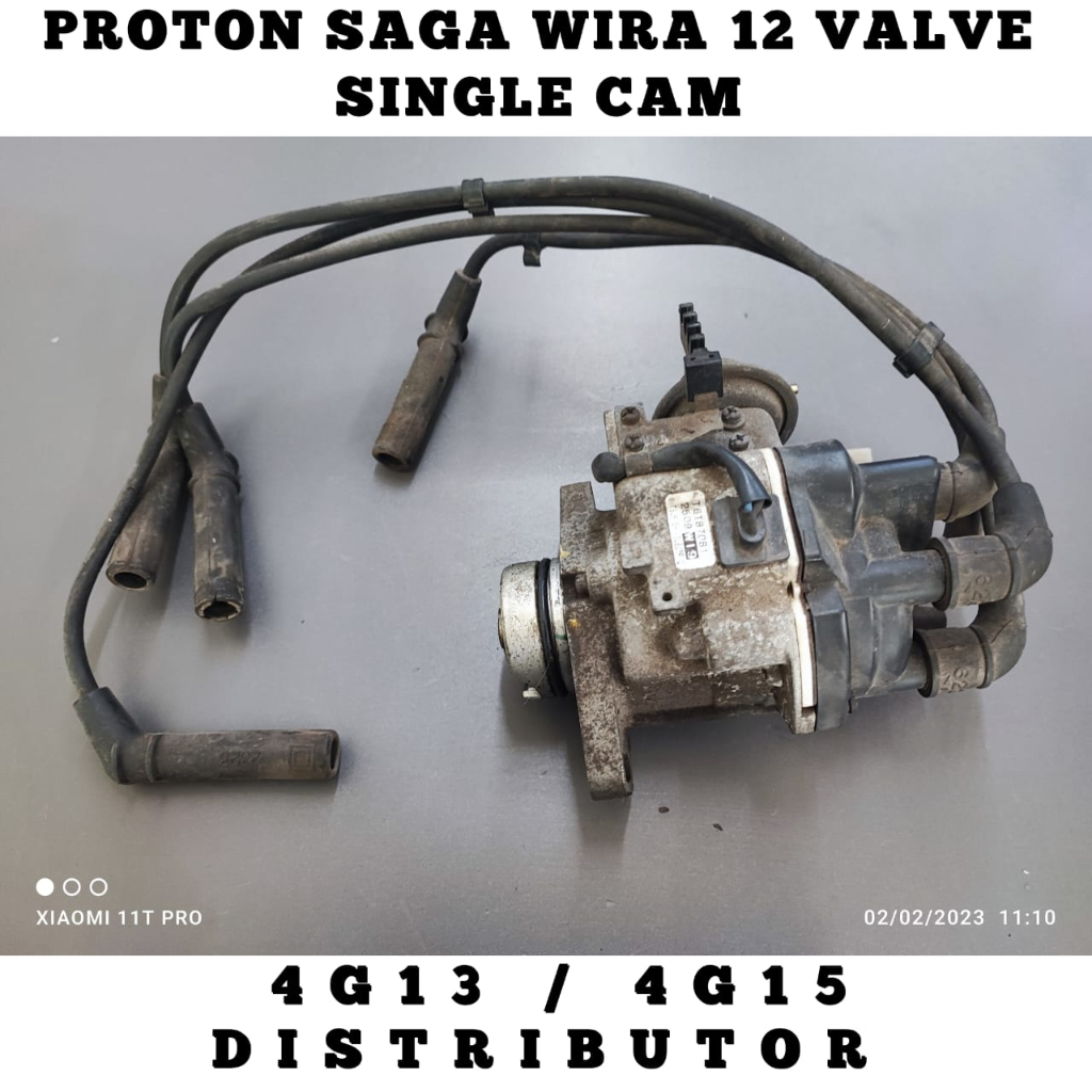 Proton Saga 12V, Iswara LMST / Wira 1.3 1.5 Distributor With Plug Cable ...