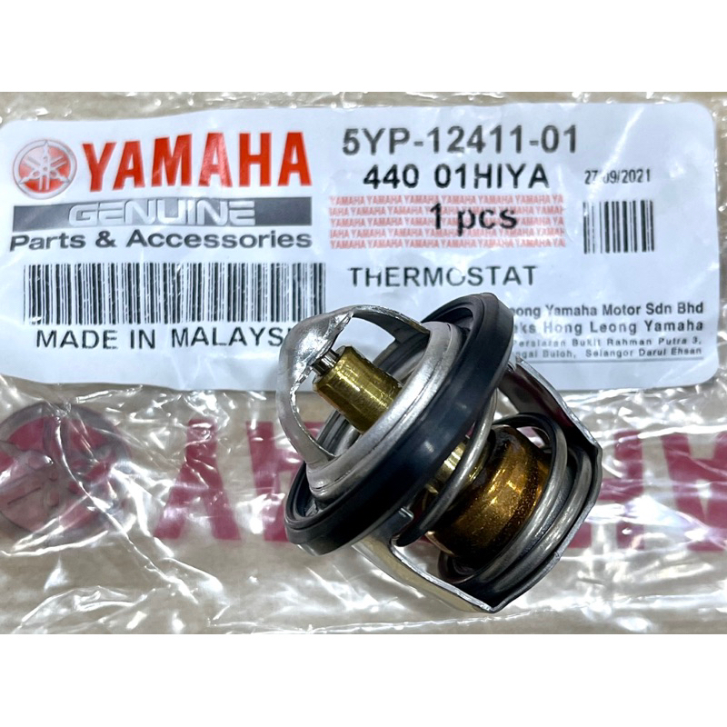 100% ORIGINAL -YAMAHA LC135 Y15 WATER THERMOSTAT THERMO STAT - (5YP ...