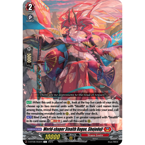 Cardfight Vanguard D-BT08/055EN World-shaper Stealth Rogue, Shojodoji Dragon Empire C (English ...