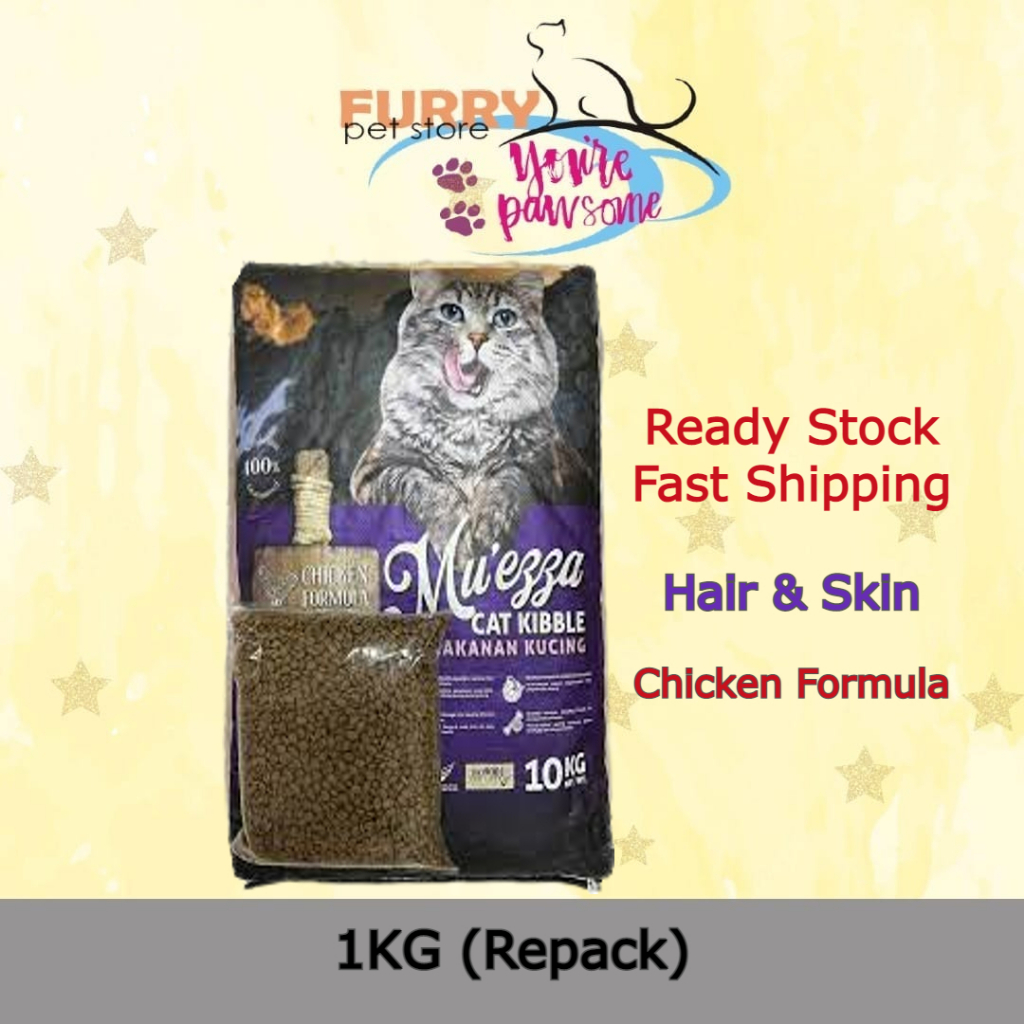 {Repack} 1KG Muezza Hair & Skin Makanan Kucing Murah | Shopee Malaysia