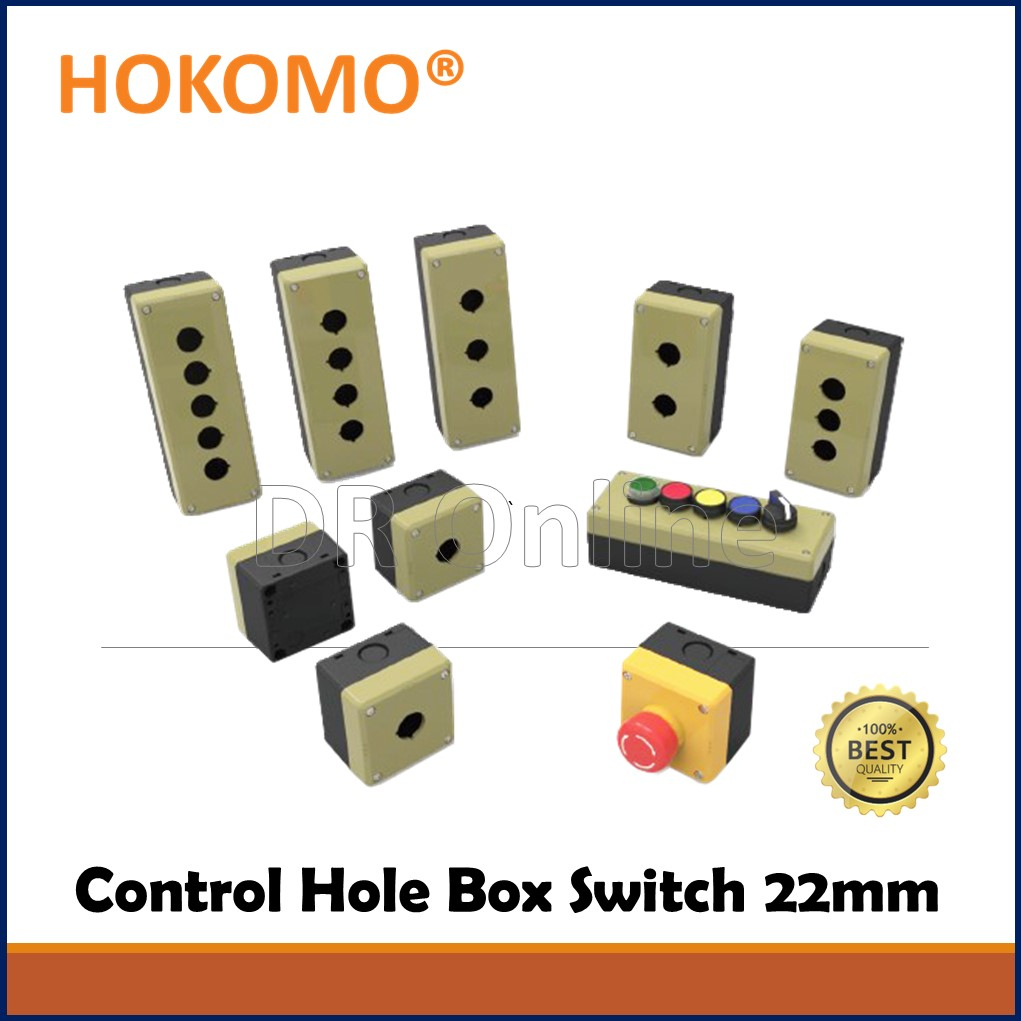 Hole Box Push Button Switch Control Box 1Hole Box / 2 Hole Box/ 3 Hole ...