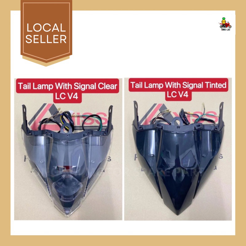 VISS YAMAHA LC135 V4 V5 V6 V7 LC NEW LC45S 5S 55D 55C TAIL LAMP ASSY ...