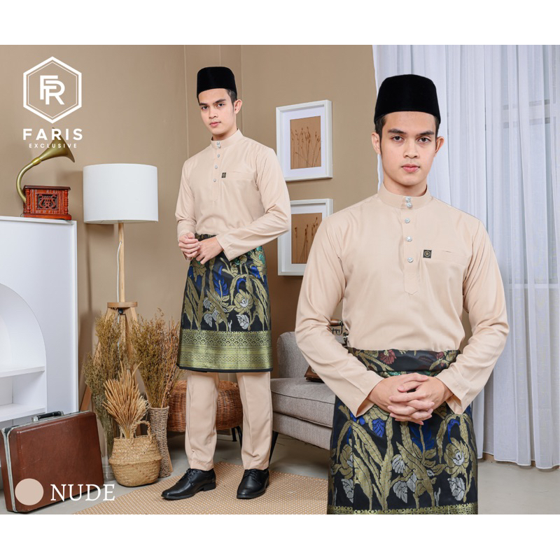 NUDE | Baju Melayu PUTRA by Faris Exclusive 2023 | Shopee Malaysia
