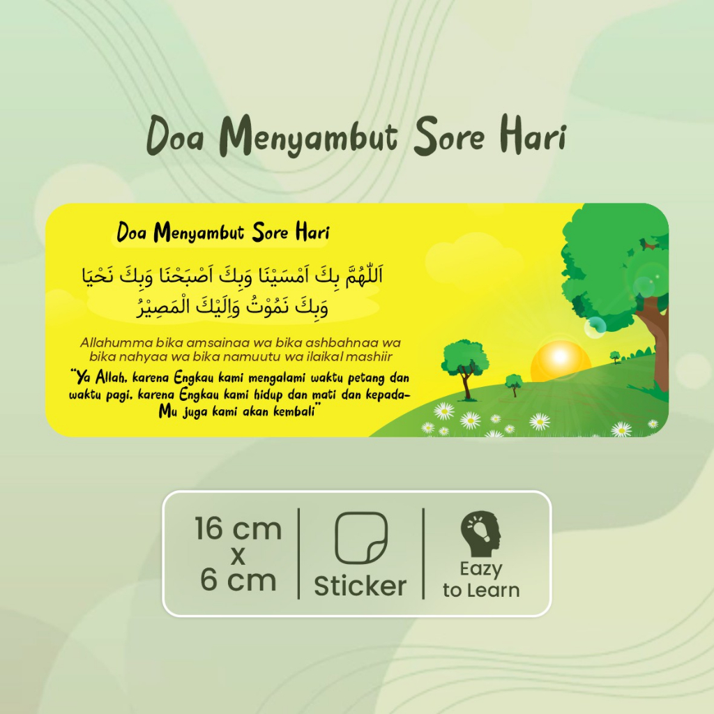 60 Pilihan Doa Harian Sticker Colourful Bookmarks With Free Gift ...