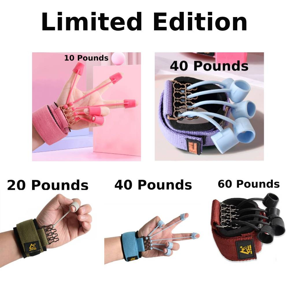 Finger Gripper Strength Trainer Extensor Exerciser Finger Flexion And ...