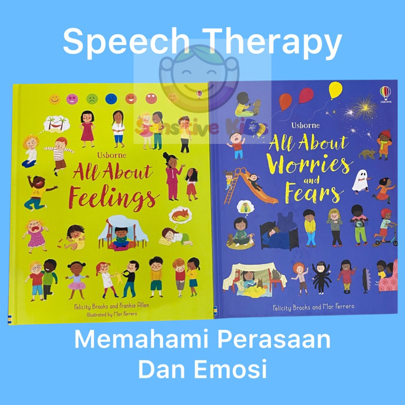 Usborne Book All About Feelings and All About Worries and Fears( Price ...