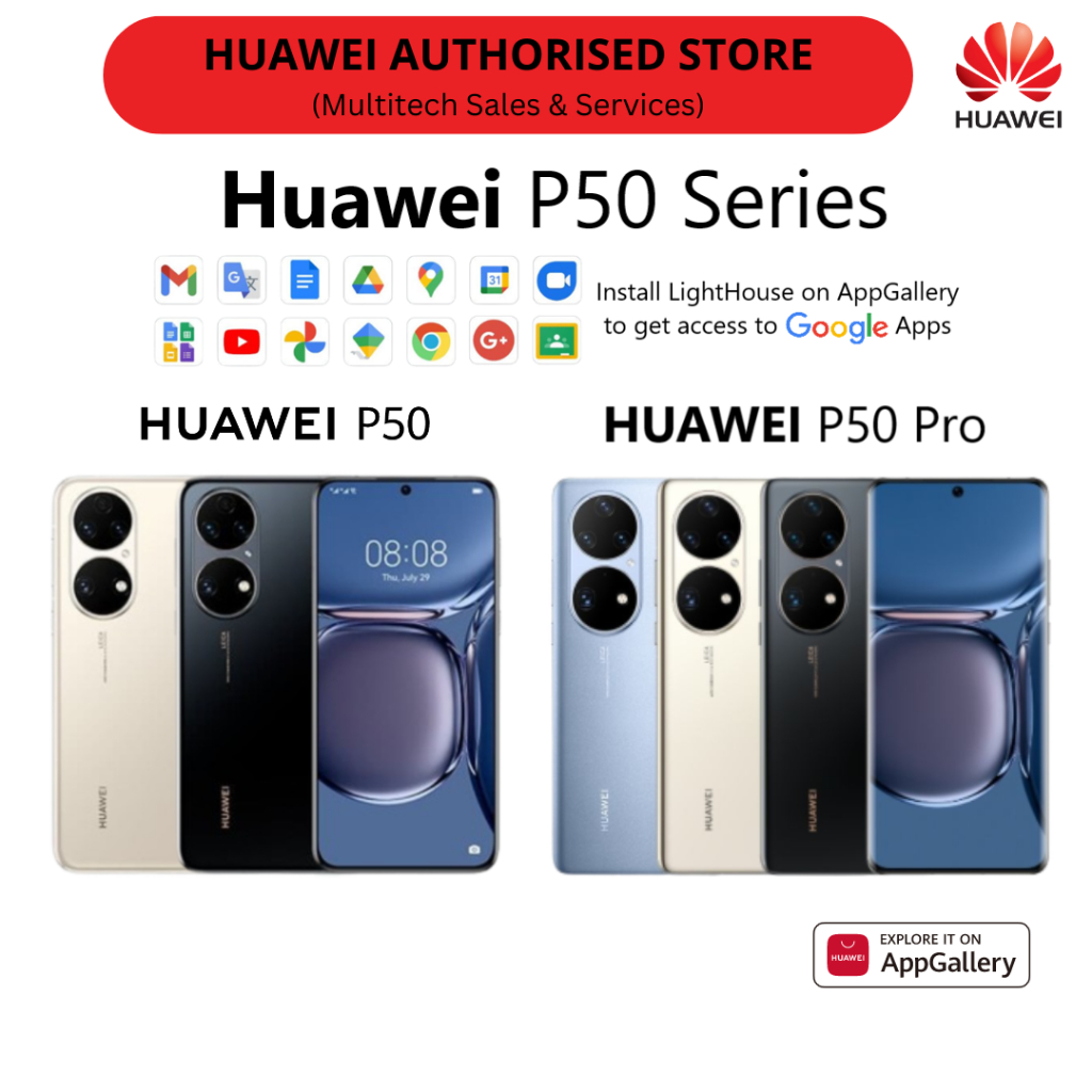 Huawei P50 Series 8GB + 256GB Smartphone P50 90Hz Refresh Rate P50 Pro 120Hz Refresh Rate Dual ...