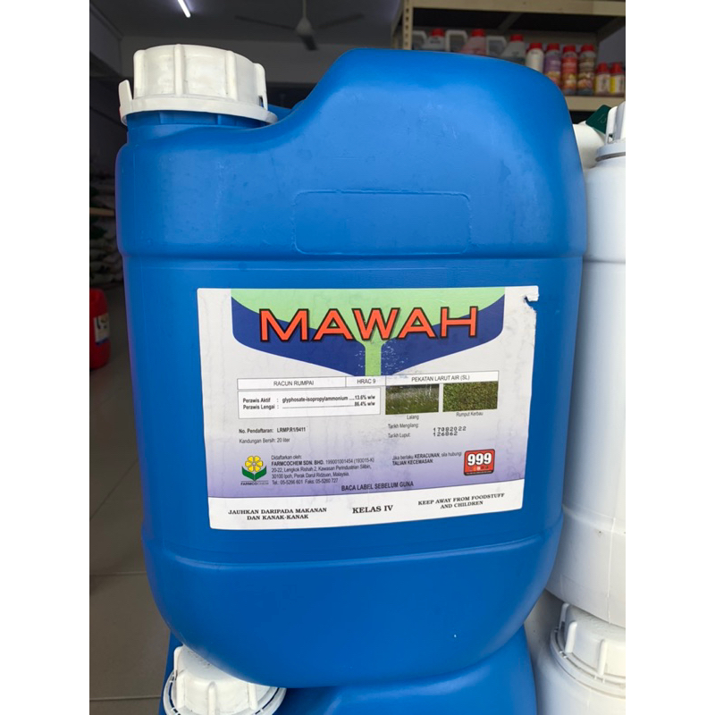 RACUN RUMPUT/HERBICIDE 20L MAWAH | Shopee Malaysia