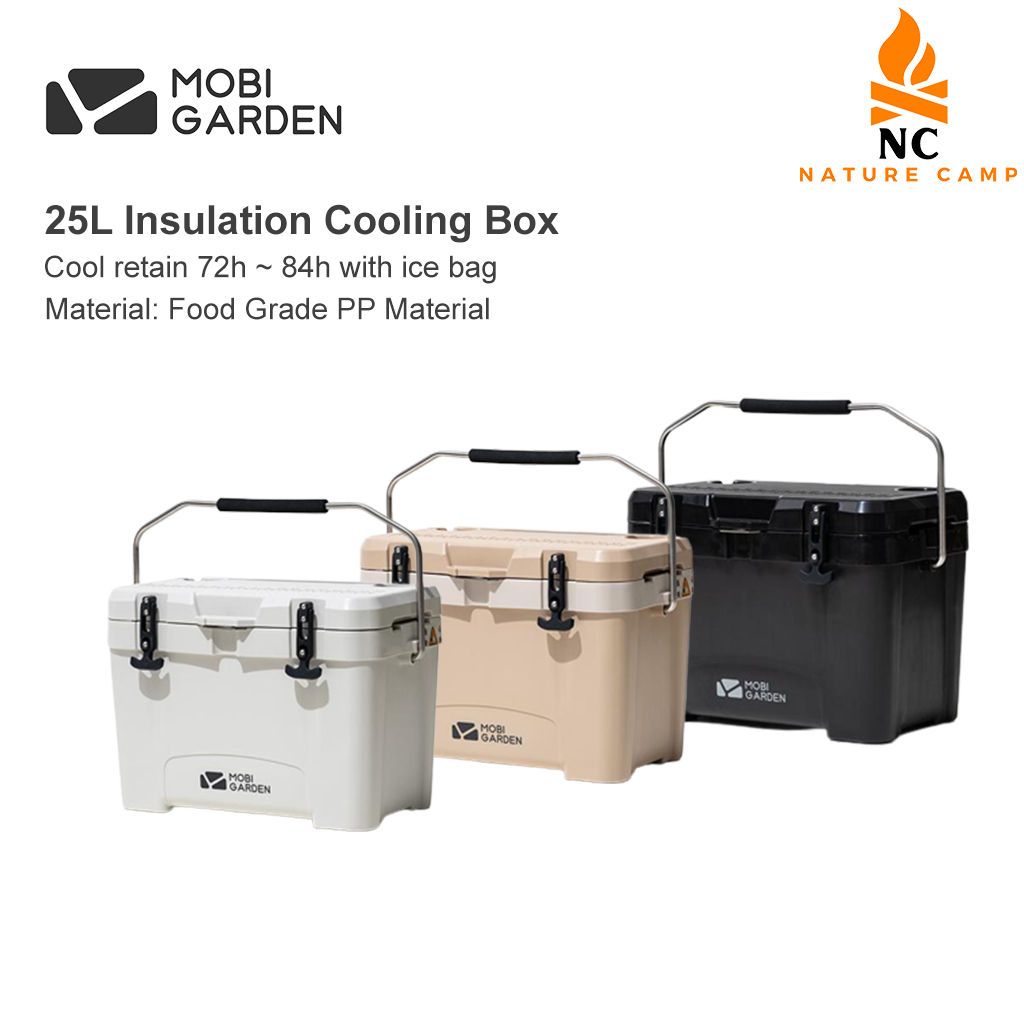 Mobi Garden Portable 25L Insulation Cooler Box Ice Box Outdoor Picnic ...