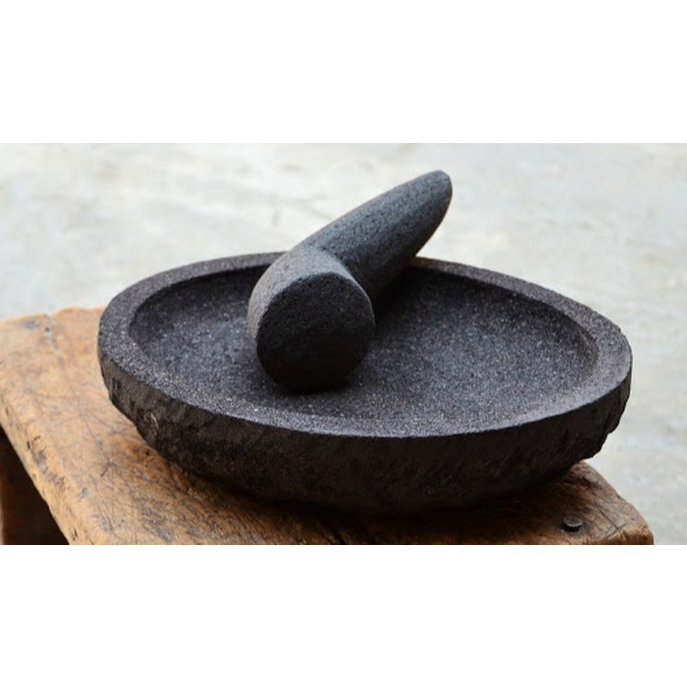 COBEK BATU ULEKAN / LESUNG BATU&ANAK LESUNG (SAMBAL) VOLCANIC STONE ...