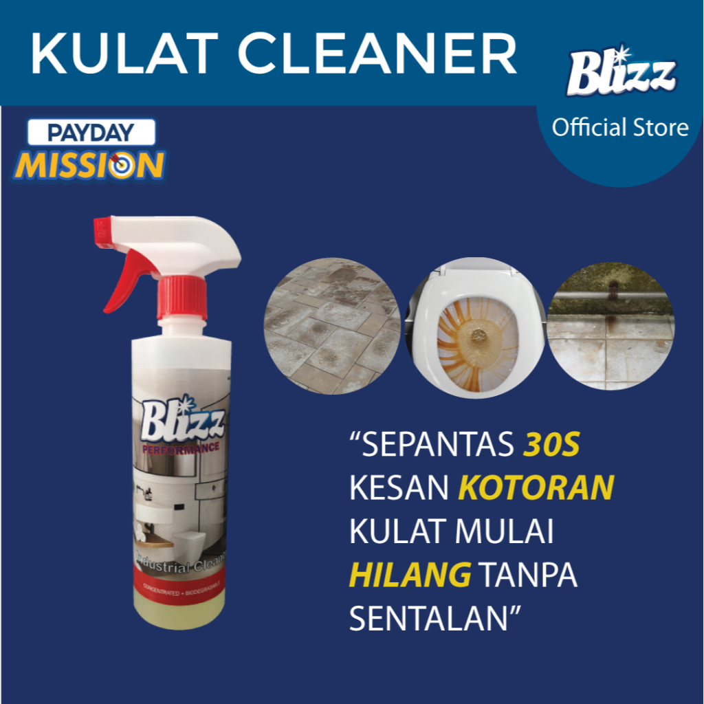 Blizz Kulat Cleaner Toilet Stain Remover Bathroom Multi Purpose ...