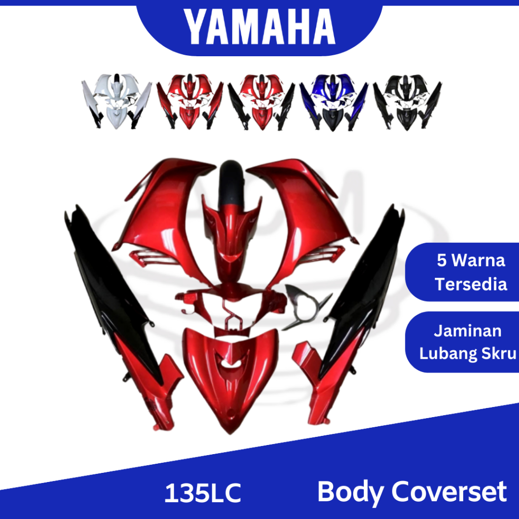 YAMAHA 135LC NEW V2 4 Stroke Body Cover Set Bodyset Body Kit LC135 ...