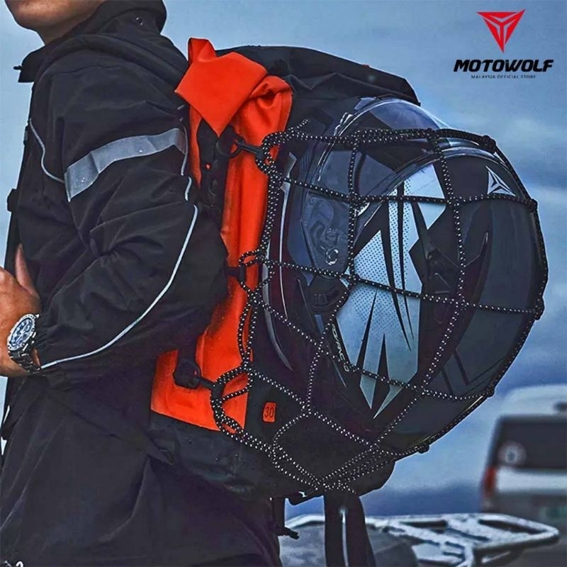 MDL0714 MOTOWOLF 30L WATERPROOF BACKPACK MOTORCYCLE BAG WITH REFLECTIVE ...