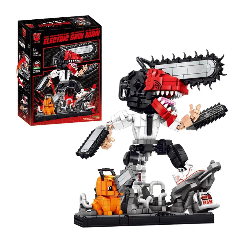 TANK BLOCK MOVIE GAME ELECTRIC SAW MAN BUILDING BLOCK (9210) | Shopee ...