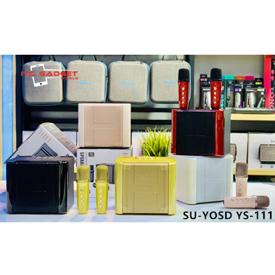 SU-YOSD YS111 Wireless Karaoke Speaker With Two Wireless Microphone ...