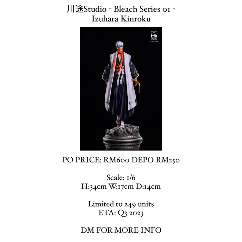 川途Studio - Bleach Series 01 - Izuhara Kinroku | Shopee Malaysia