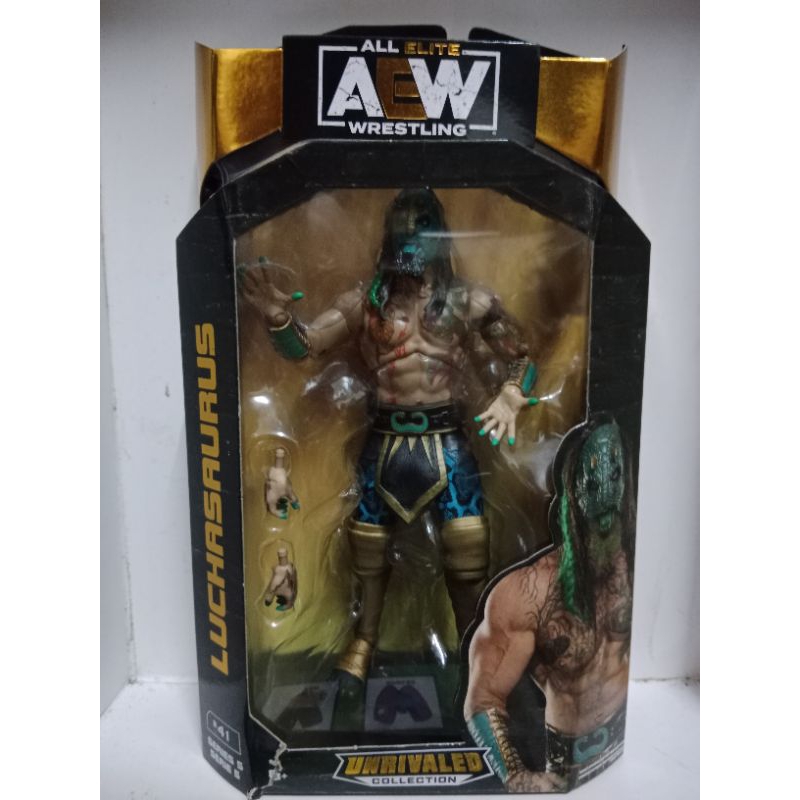 Jazwares AEW Unrivaled Series 5 Luchasaurus Wrestling Figure | Shopee ...