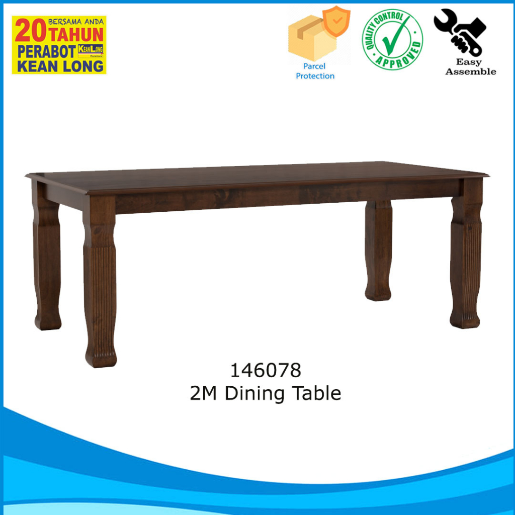 KLSB Solid Wood Dining Table / Meja Makan / Dining Table / Solid Wood ...