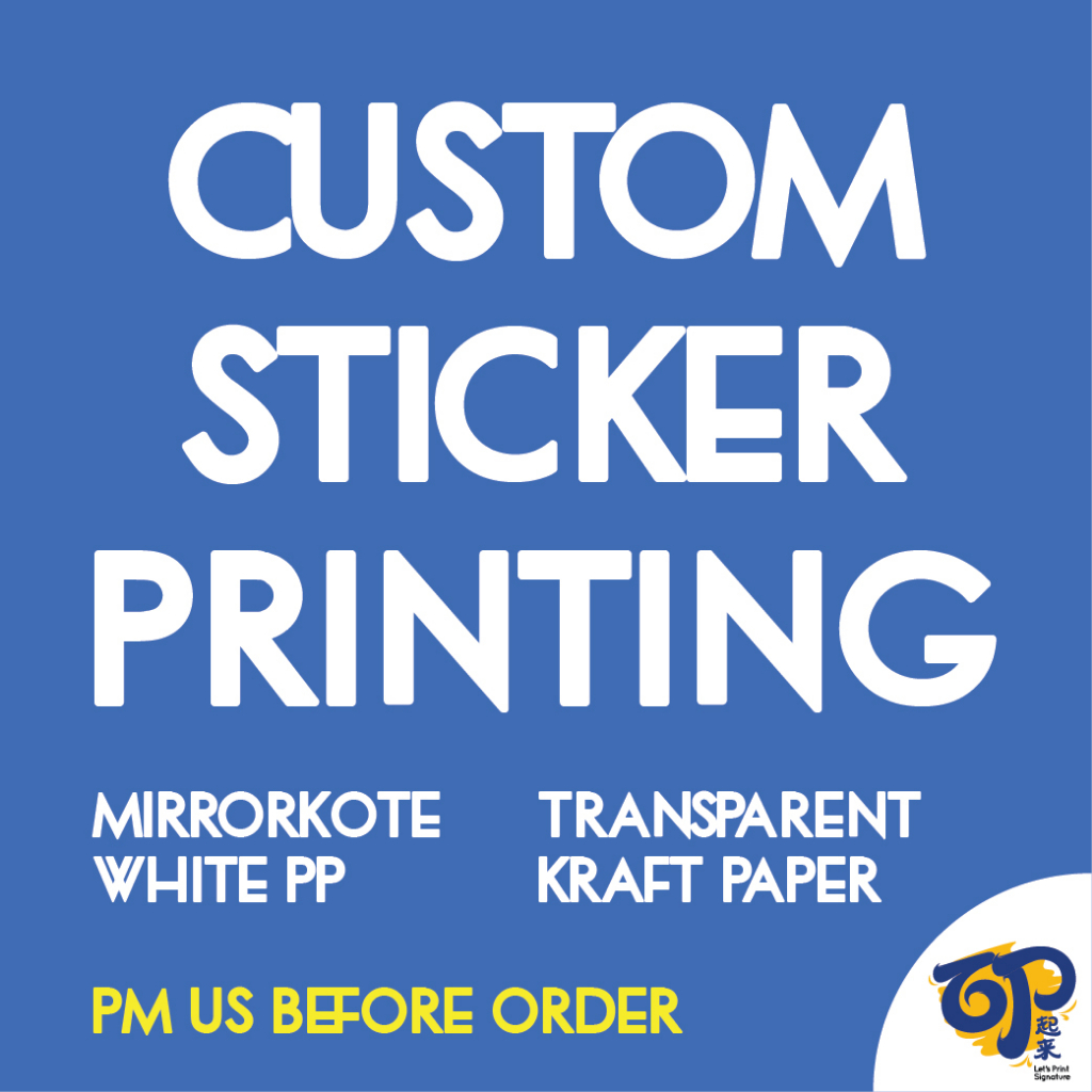 Custom Sticker Printing | PM US Quotation Before Order | Mirrorkote ...