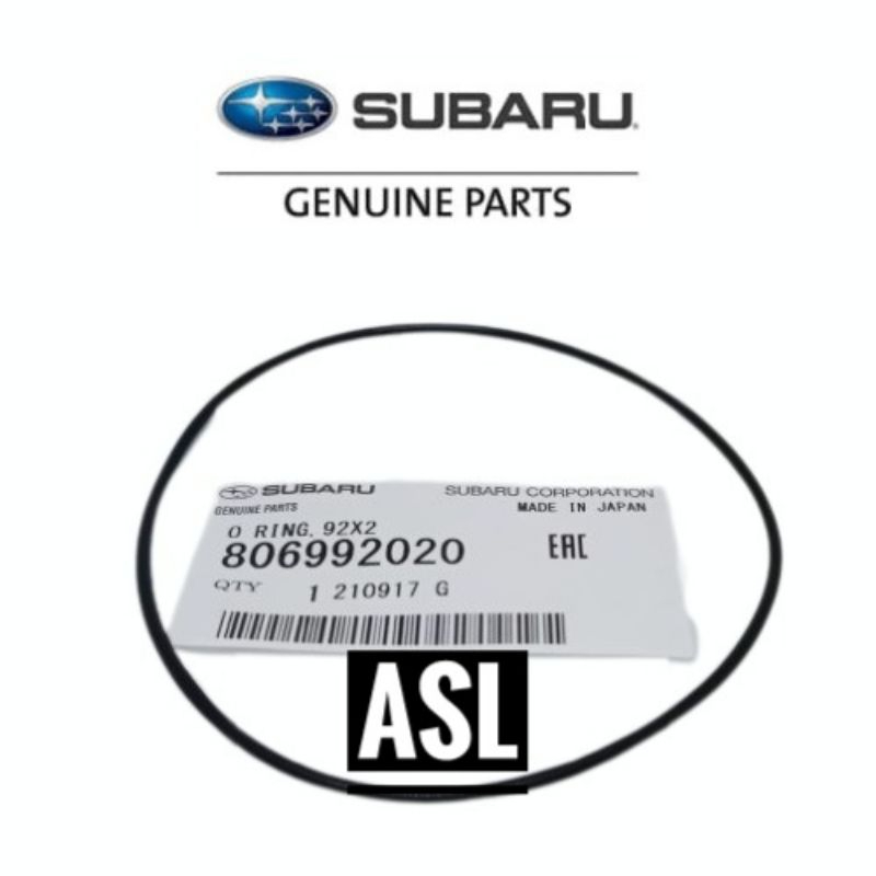 806992020 Genuine Subaru Rear Axle O Ring Forester Impreza WRX STI ...