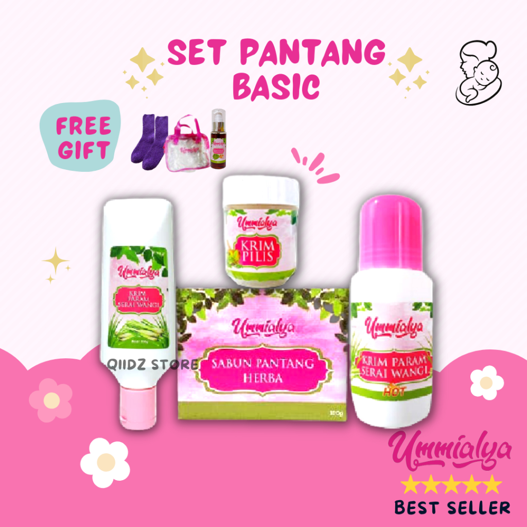 SET PANTANG BASIC UMMIALYA | PILIS | PARAM | SABUN PANTANG HERBA | SET ...