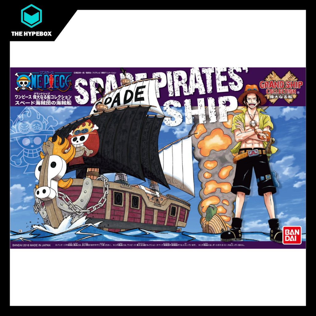 BANDAI - GRAND SHIP COLLECTION SPADE PIRATES' SHIP - ONE PIECE | Shopee ...