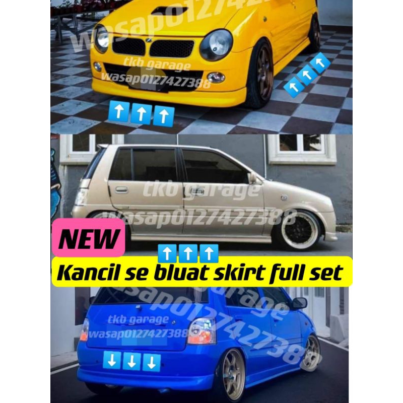 Kancil bulat se belalang front /side skirt lips | Shopee Malaysia