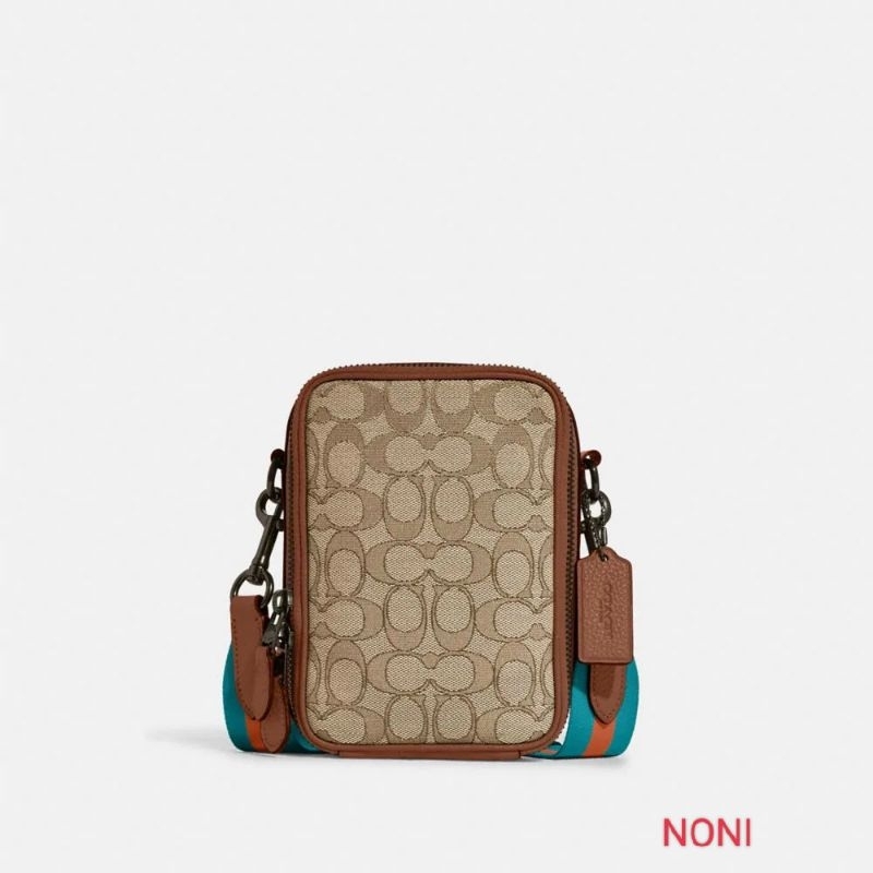 COACH STANTON CROSSBODY IN SIGNATURE JACQUARD | Shopee Malaysia